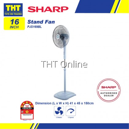 [16''] Sharp Stand Fan PJS169BL