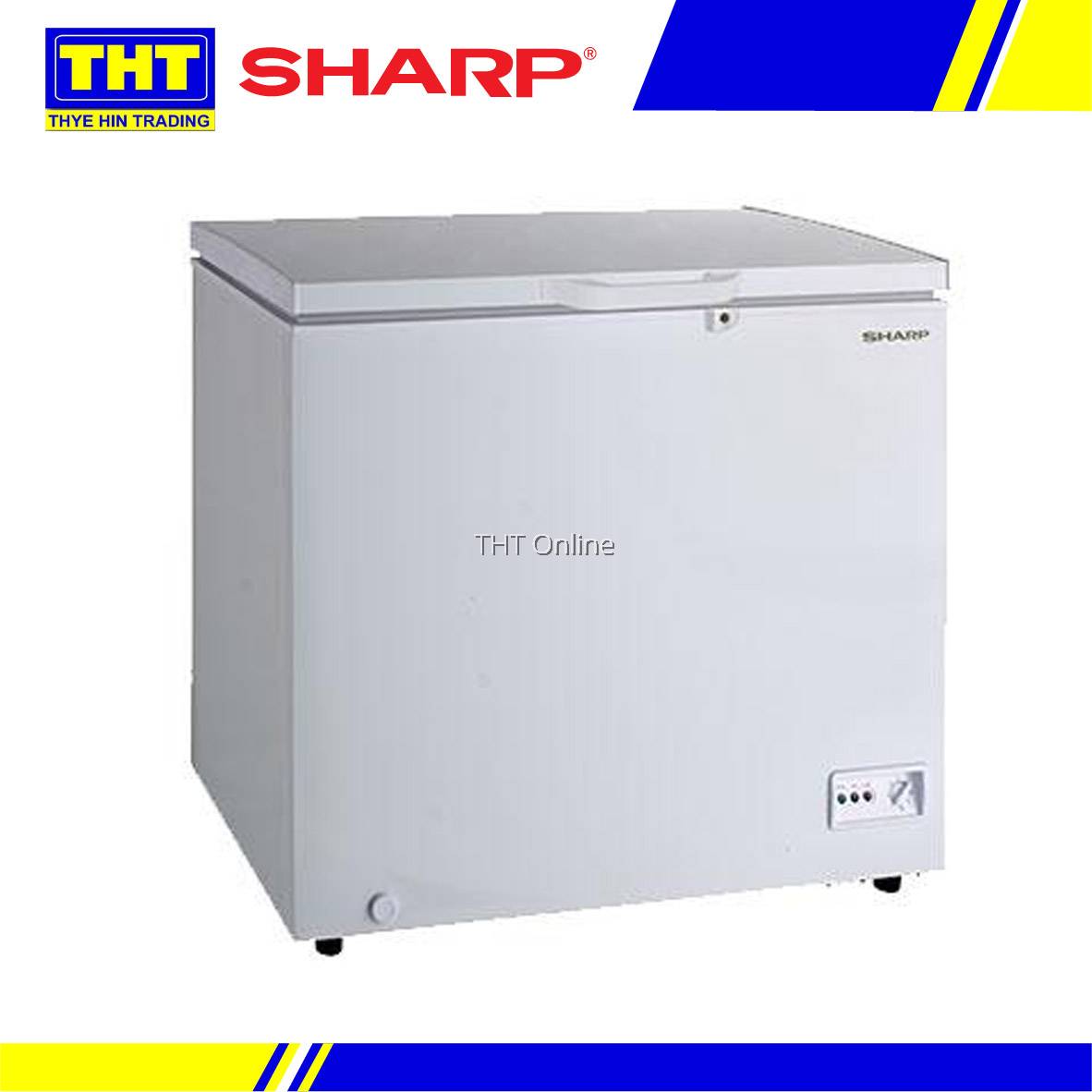 Sharp SJC218 220L Dual Switch Setting with LED Lighting Chest Freezer ...